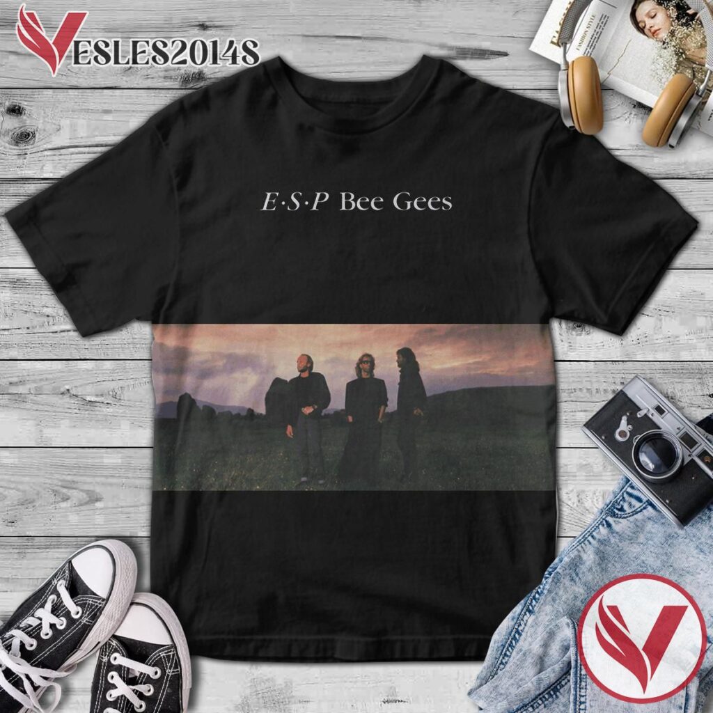 Bee Gees Esp Album Cover Shirt, Perfect Gifts For Music Lovers ...
