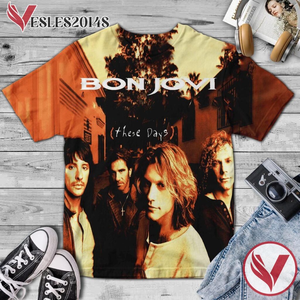 Bon Jovi These Days Album Cover Shirt, Perfect Gifts For Music Lovers ...