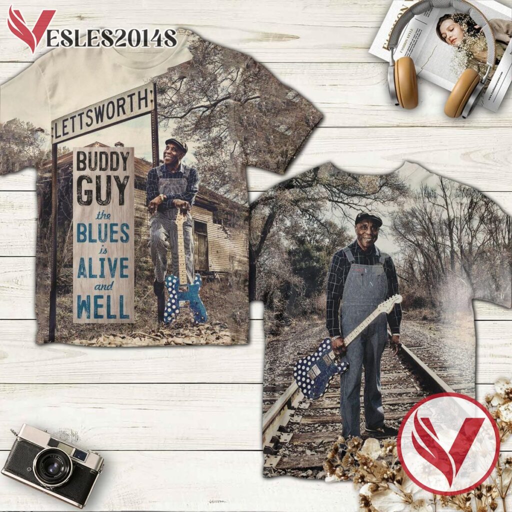 Buddy Guy The Blues Is Alive And Well Album Cover Shirt, Perfect Gifts ...