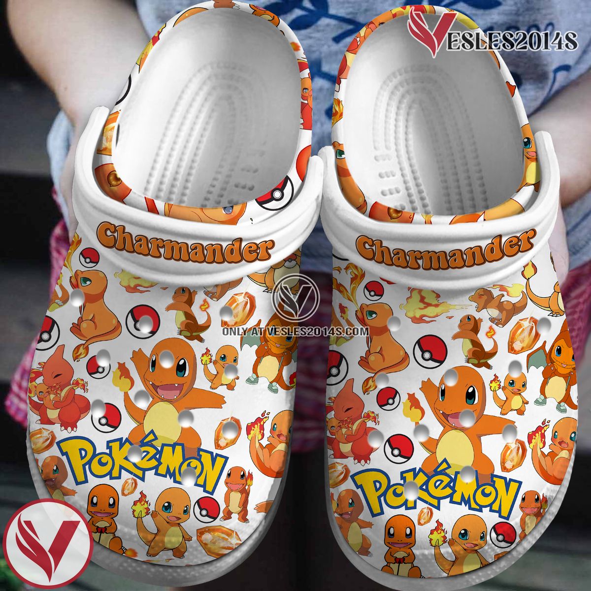 Charmander Pokemon Crocs Crocband Clogs Shoes Comfortable For Men Women ...