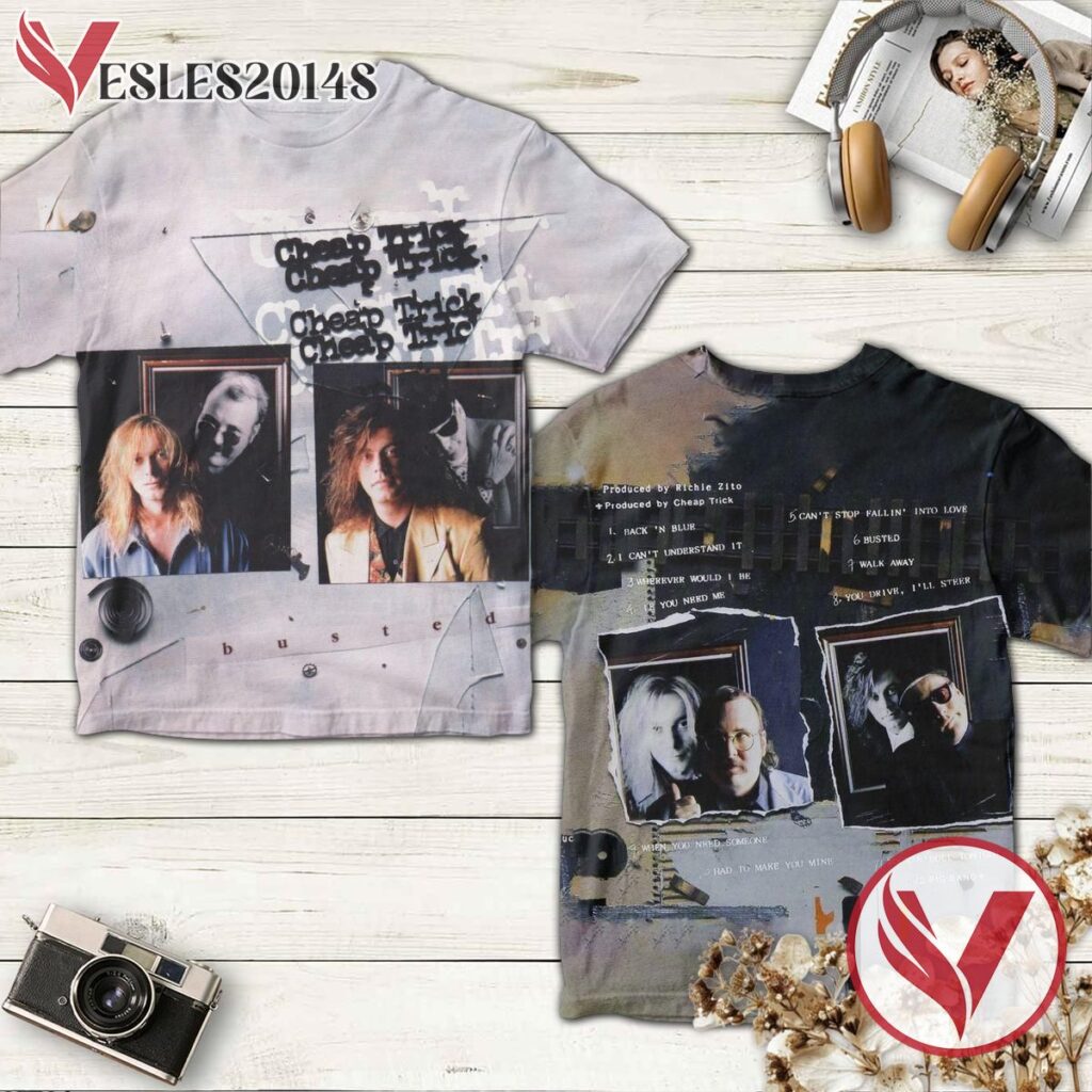 Cheap Trick Busted Album Cover Shirt, Perfect Gifts For Music Lovers ...