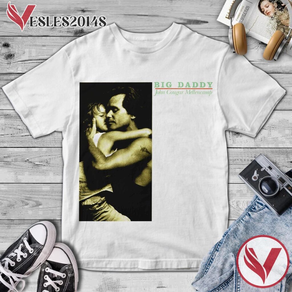 John Mellencamp Big Daddy Album Cover Shirt, Perfect Gifts For Music ...