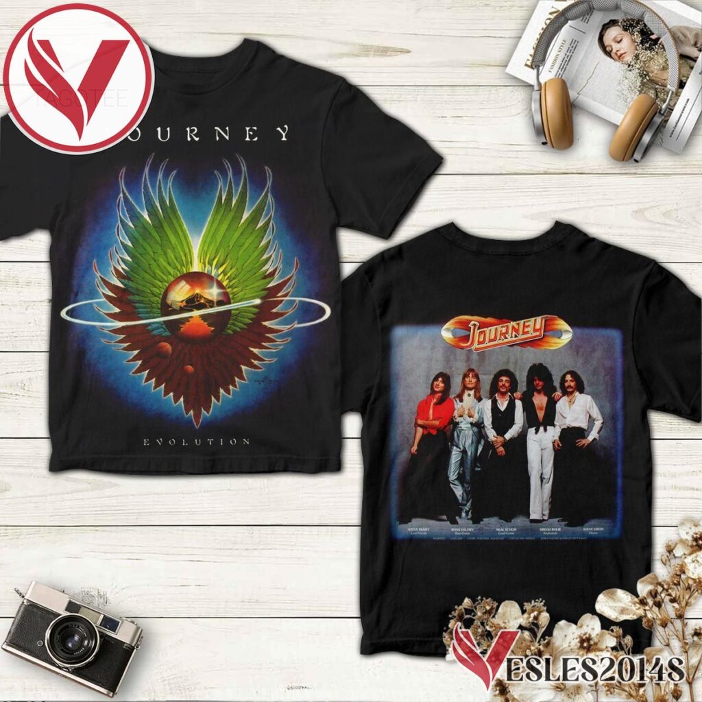 Journey Evolution Album Cover Shirt, Perfect Gifts For Music Lovers ...
