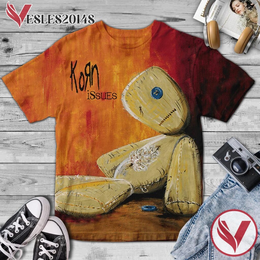 Korn Issues Album Cover Shirt, Perfect Gifts For Music Lovers ...