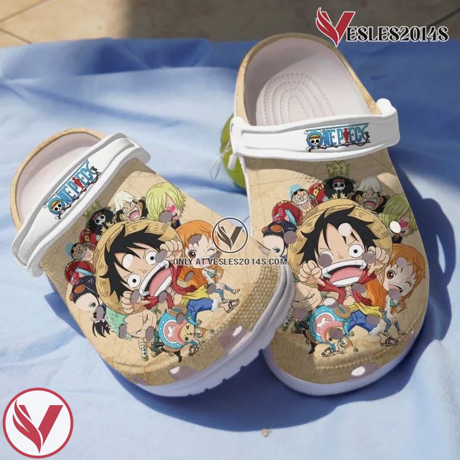 Monkey D.Luffy One Piece Anime Crocs Clogs Shoes Crocband Comfortable ...