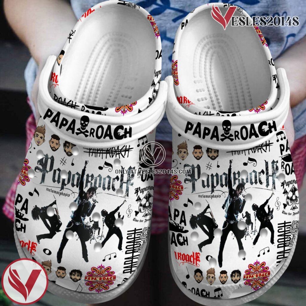Papa Roach Rock Band Music Crocs Crocband Clogs Shoes, Unique Gifts For ...
