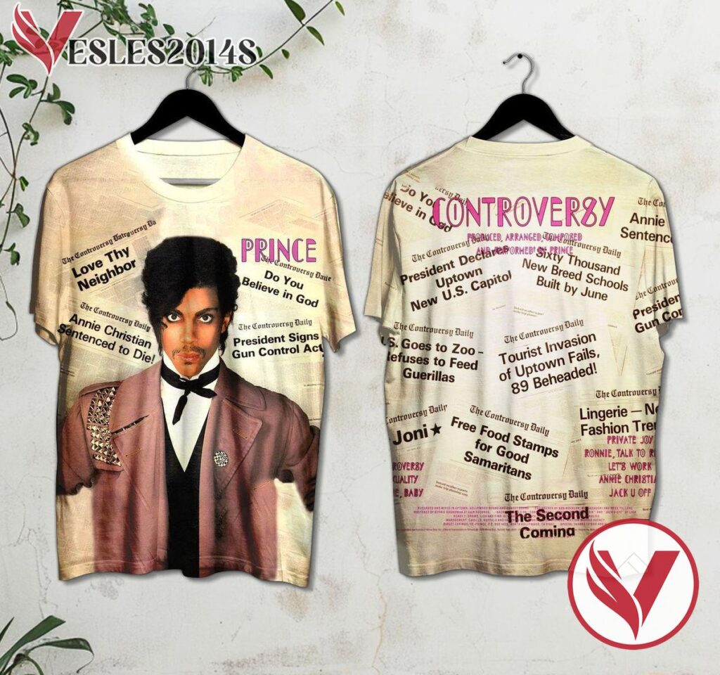 Prince Controversy Album Cover Shirt, Perfect Gifts For Music Lovers ...