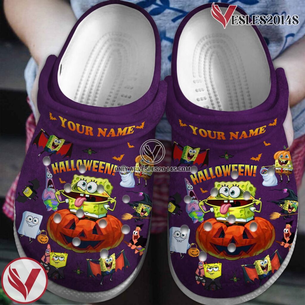 SpongeBob SquarePants Cartoon Crocs Crocband Clogs Shoes Comfortable ...