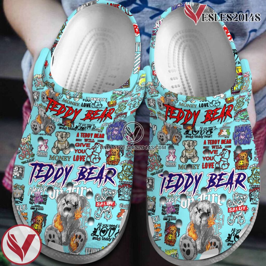 Teddy Bear Movie Cartoon Crocs Crocband Clogs Shoes Comfortable For Men ...