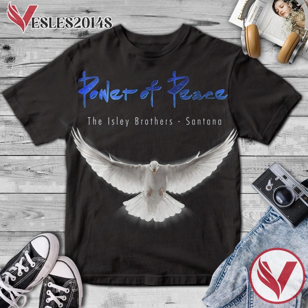 The Isley Brothers And Santana Power Of Peace Album Cover Shirt ...