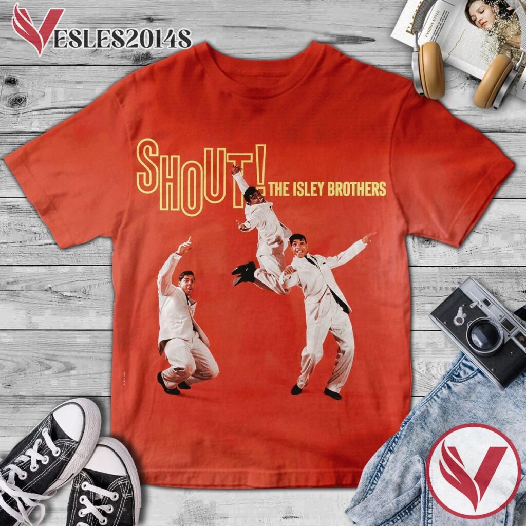 The Isley Brothers Shout Album Cover Shirt, Perfect Gifts For Music ...