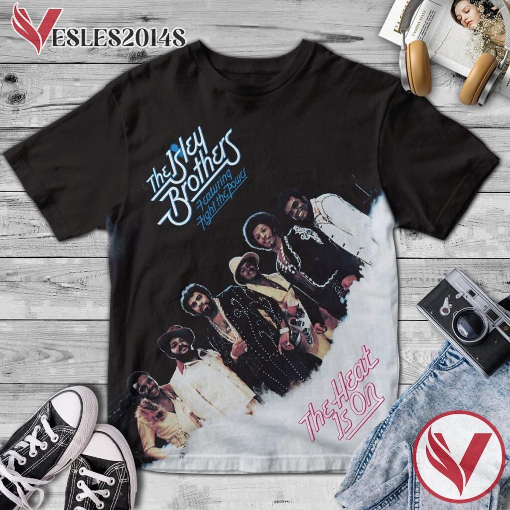 The Isley Brothers The Heat Is On Album Cover Shirt, Perfect Gifts For ...
