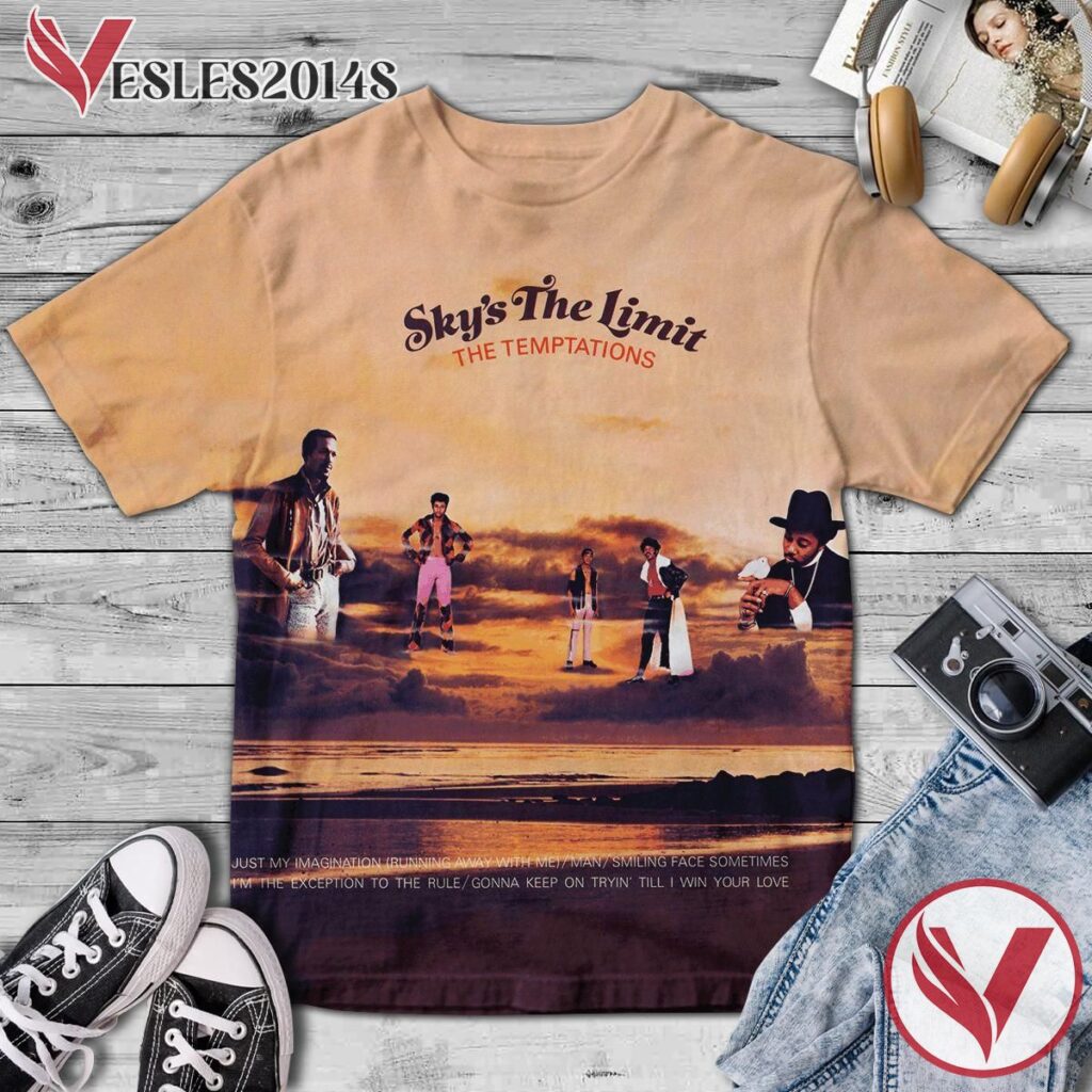 The Temptations Sky The Limit Album Cover Shirt, Perfect Gifts For ...
