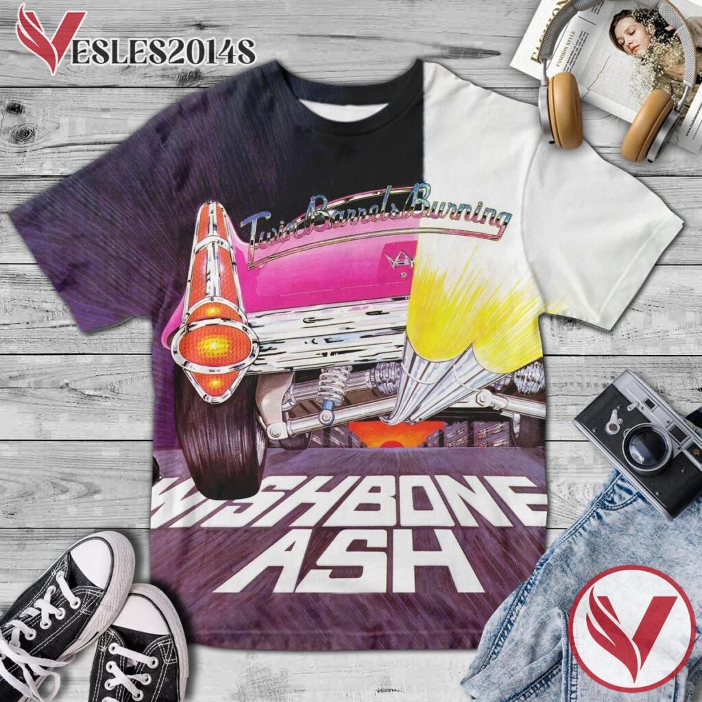 Wishbone Ash Twin Barrels Burning Album Cover Shirt, Perfect Gifts For ...