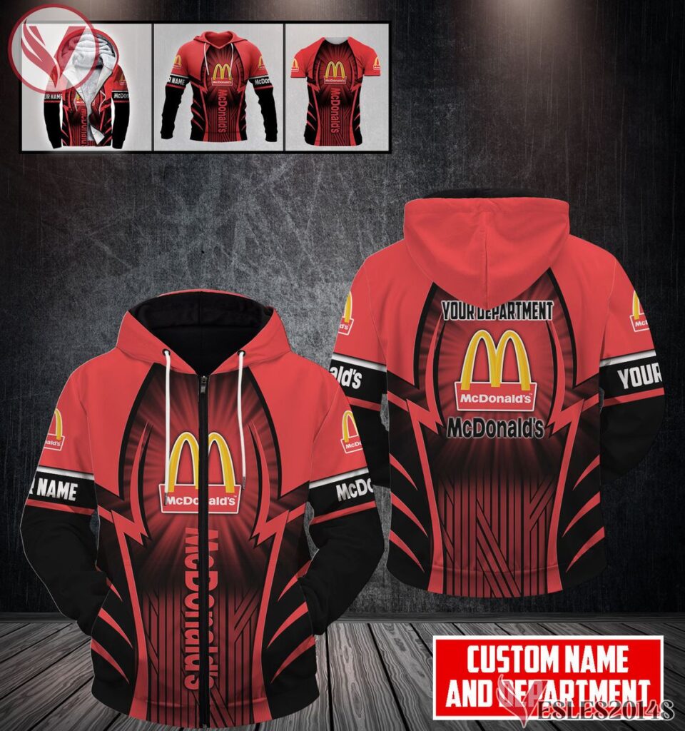 Mcdonald's Uniform Custom Clothes Style 203, Unique Gifts For Employee ...