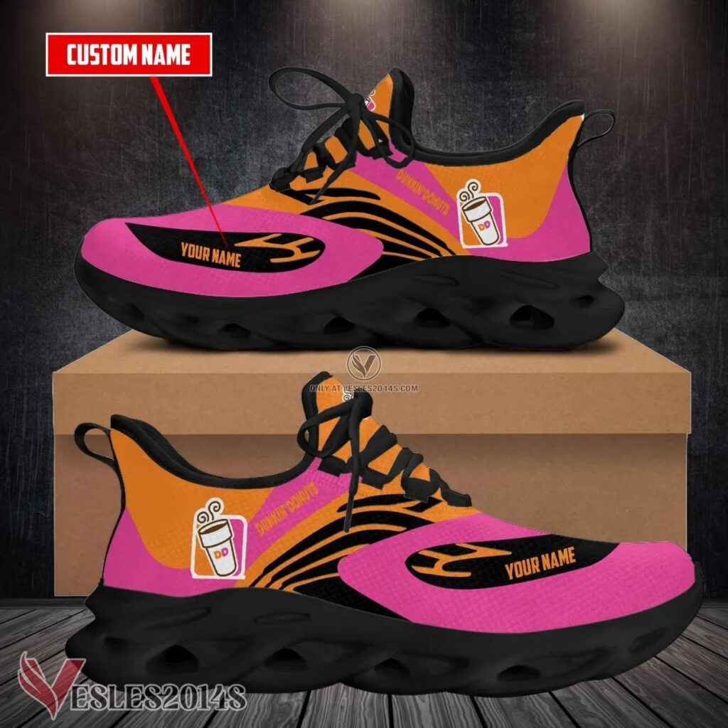 Personalized Dunkin’ Donuts Logo Custom Shoes, Best Running Shoes For ...