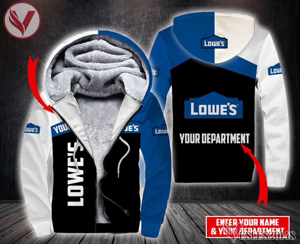Lowes Uniform Custom Fleece Hoodie, Unique Gifts For Employee ...